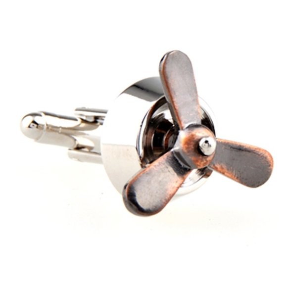 Accessories | New Copper Moving Propeller Cufflinks | Poshmark